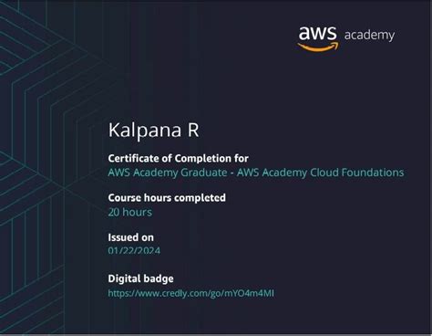 Kalpana R On Linkedin Cloudcomputing Aws Aicteeduskill