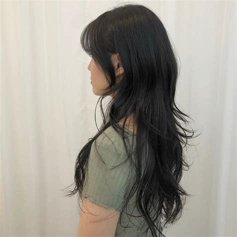 Hanra On Instagram 레이어드컷 긴머리허쉬컷 허쉬컷 🌱허쉬펌탈색염색 이벤트중이에요 ️ Day Off월mon ️문의 및