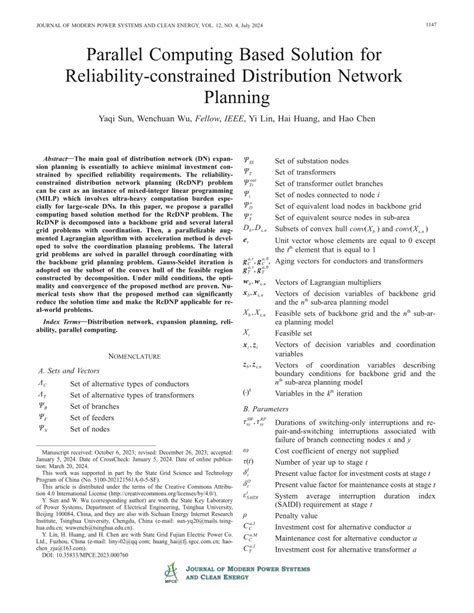 Pdf Parallel Computing Based Solution For Reliability Constrained