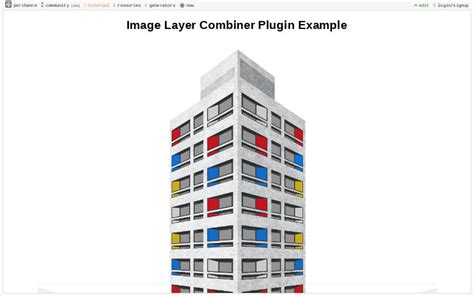 Image Layer Combiner Plugin Example Image Layer Combiner Plugin Example
