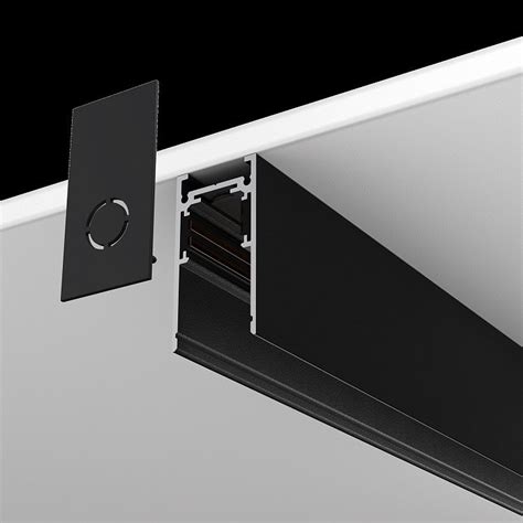 Szynoprzewód Magnetyczny Natynkowy Czarny MAGNETIC TRACK SYSTEM EXILITY ...