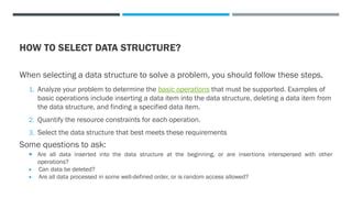 Lesson Data Structures And Algorithms Overview Pdf Databases Computer Software And