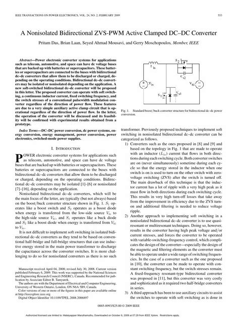 PDF Non Isolated Bidirectional Dc Dc Converter DOKUMEN TIPS
