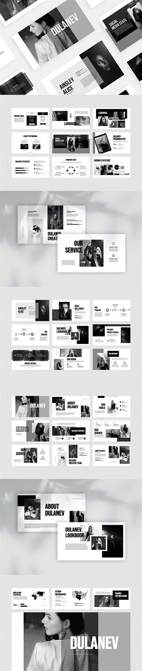 设计展示ppt模版 Pptx