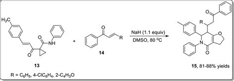 Synthesis Of Furo[3 2 C]pyridinones 15via Cloke Wilson Rearrangement