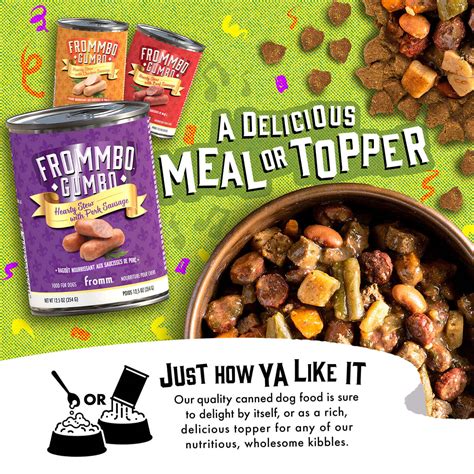 Frommbo Gumbo Hearty Stew With Pork Sausage Food For Dogs