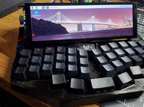 This Futuristic Looking Cyberdeck Features A Stretched Lcd