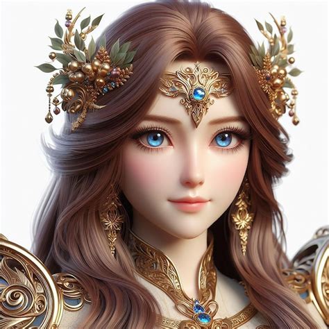 Premium Photo A Photo Of Animation Style Beautiful Princess Ai Generated
