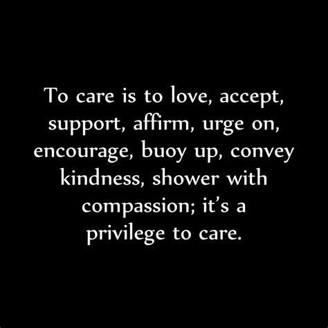 Epitome The Privilege To Care