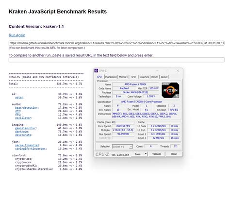 Kraken JavaScript Benchmark TechPowerUp Forums