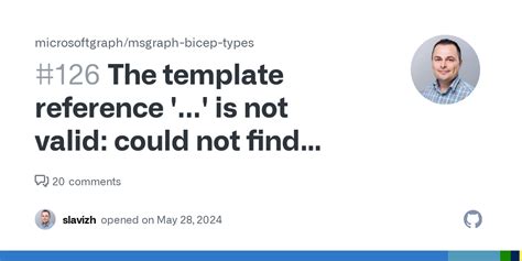 The Template Reference Is Not Valid Could Not Find Template