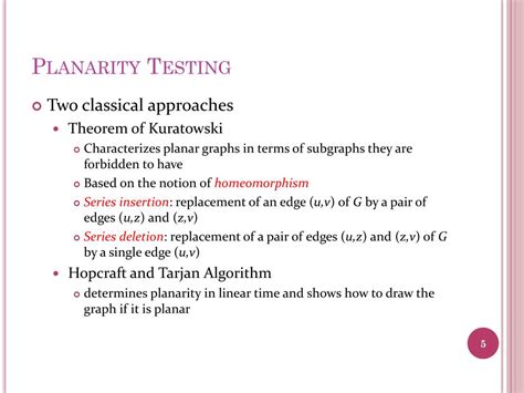 Ppt Planarity Testing And Embedding Powerpoint Presentation Free Download Id2616062