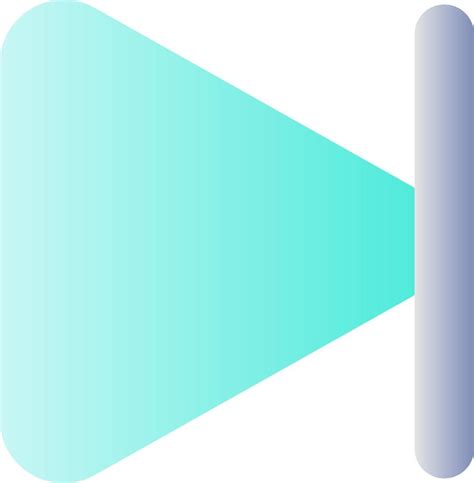 Skip Next Button Flat Gradient Color Ui Icon Music Player Bar Playing Multimedia File