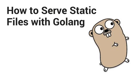 How To Serve Static Files With Golang