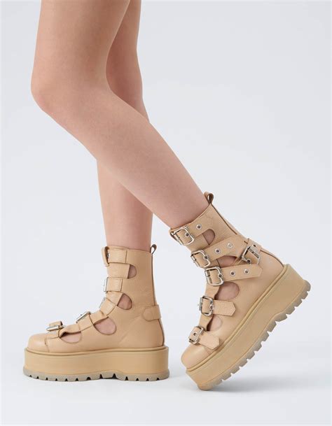 Bocanci Piele Nude Mannia Moja Ro