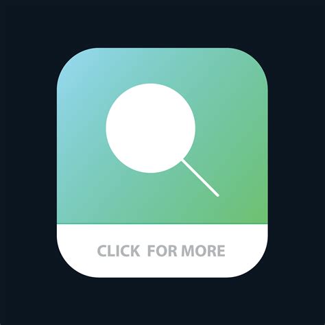 Search Research Basic Ui Mobile App Button Android And Ios Glyph