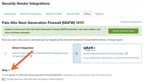 Splunk Integrations Guide For Securitycoach Knowledge Base