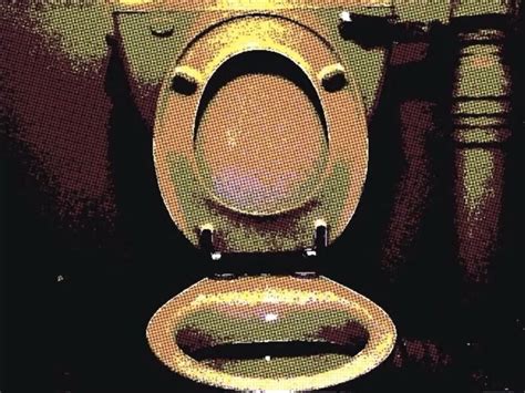 Man Has Diarrhea On Toilet
