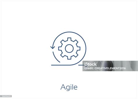 민첩하고 민첩한 개발 벡터 아이콘 디자인 편집 가능한 스트로크 민첩성에 대한 스톡 벡터 아트 및 기타 이미지 민첩성 애자일 방법론 스크럼 Istock