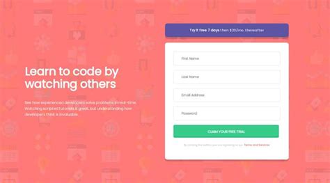 Frontend Mentor Signup Form With Vanila Jsstatic Html And Css Coding