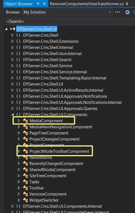 Removing Ui Components Programmatically Optimizely Developer Co