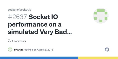 Socket IO Performance On A Simulated Very Bad Network Issue Socketio Socket Io GitHub