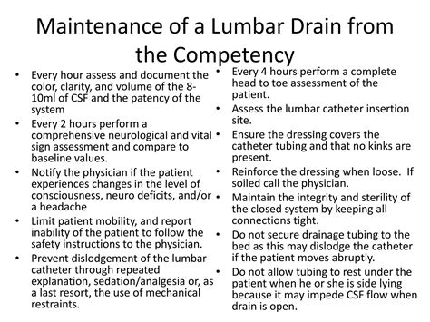 Lumbar Drains Pptx