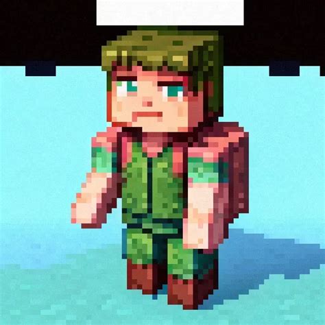 Ai Art Generator Minecraft Entity Villager Natural From Cristalea Biome