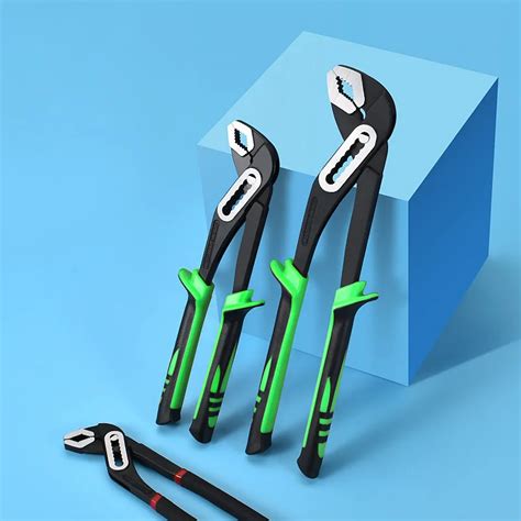 물 펌프 플라이어 퀵 릴리스 배관 플라이어 조정 가능한 플라이어 스트레이트 턱 그루브 조인트 플라이어 세트 8 10