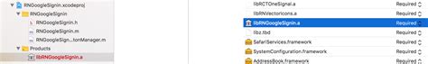 Import File Not Found Issue React Native Google Signin Google Signin Github