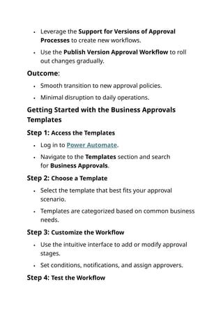 Streamlining Business Approvals With Power Automate S New Templates PDF