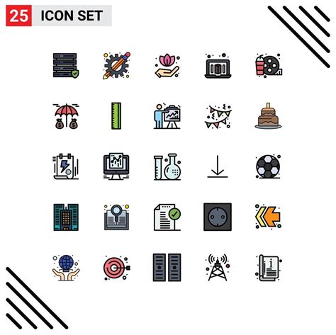 Set Of 25 Modern Ui Icons Symbols Signs For Insurance Hobby Green Hobbies Real Editable Vector