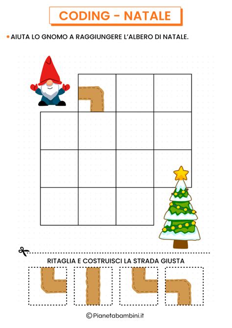 Schede Di Coding Sul Natale Pianetabambiniit