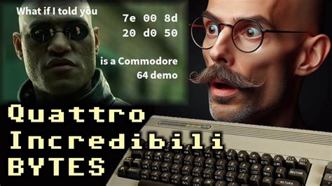 Una Demo In 4 Bytes Commodore 64 Youtube