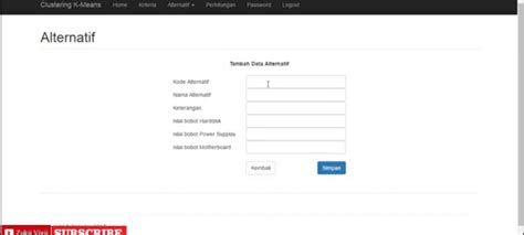 Source Code Aplikasi K Means Clustering Berbasis Web Dengan Php Php