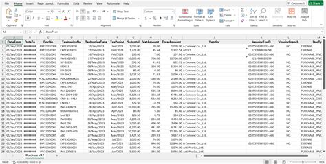 รายงานภาษีซื้อ Vitepress