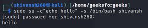 Switch Users On Linux With The Su Command GeeksforGeeks