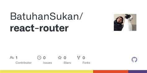 GitHub BatuhanSukan React Router