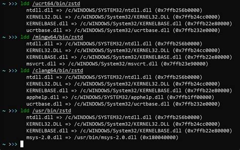 在 msys2 中的 mingw64 、 ucrt64 、 clang64 的区别与相同点有啥？ 知乎