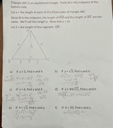 Solved Triangle Abc Is An Equilateral Triangle Point M ﻿is