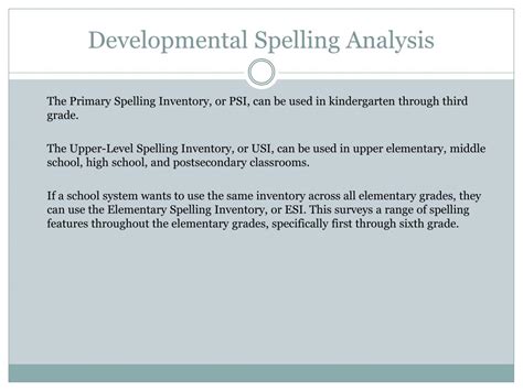 Ppt Word Study Instruction Using Words Their Way Powerpoint