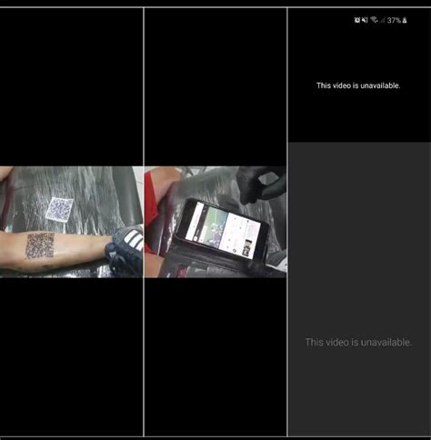 This Man Got A Tattoo Of A QR Code That Send You To A Video Thaf Video Was Soon Taken Down
