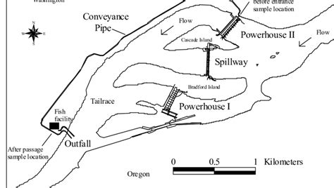 Bonneville Dam And Powerhouse Ii Juvenile Bypass System Conveyance Download Scientific Diagram