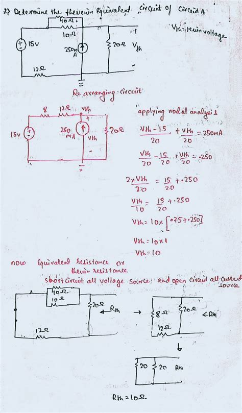 Solved The Circuit Shown In The Figure Is Separated Into Two Parts By A Pair Of Terminals