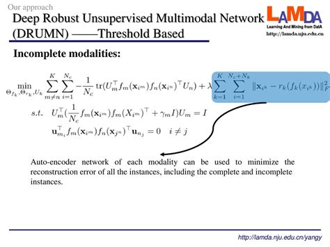 Deep Robust Unsupervised Multi-Modal Network - ppt download