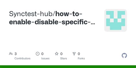 Releases · Synctest Hubhow To Enable Disable Specific Button In The