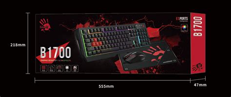 A4tech Bloody B1700 Neon Keyboard Mouse Combo Price in Pakistan