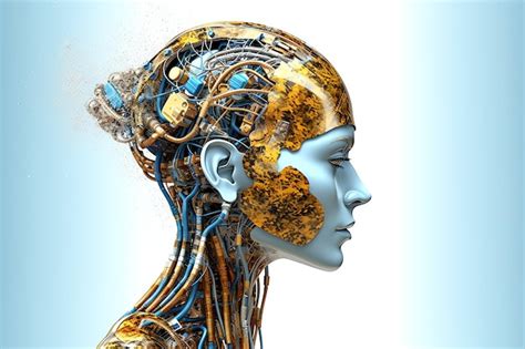Premium Ai Image 3d Rendering Technology Robotics Data Analytics Or