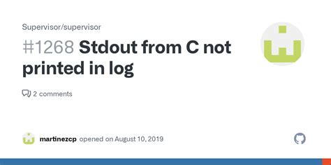 Stdout From C Not Printed In Log · Issue 1268 · Supervisorsupervisor · Github