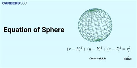 Equation Of Sphere Surface Area And Volume Formula